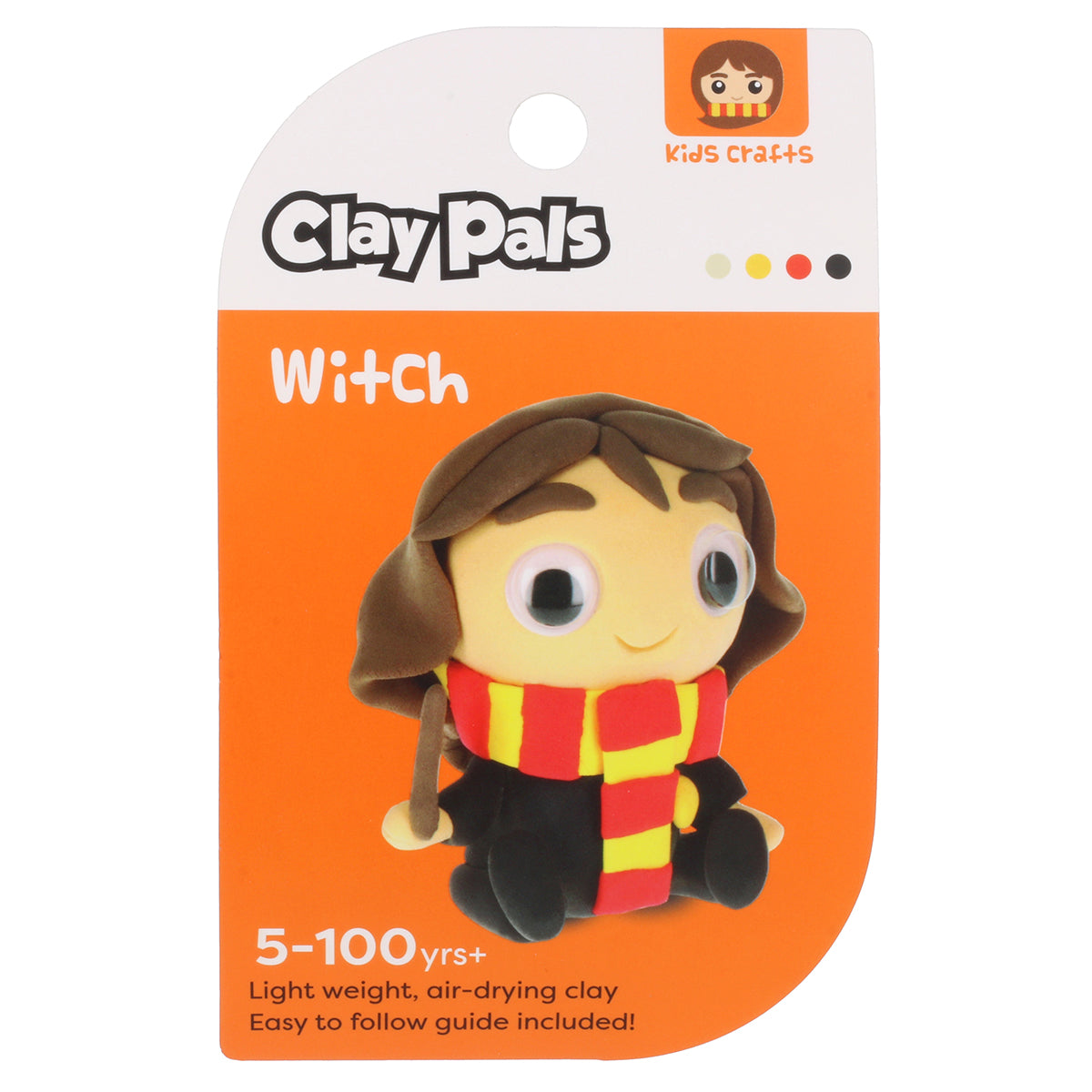 Clay Pals - Air-Drying Modelling Polymer Clay Red, Yellow And Black ...