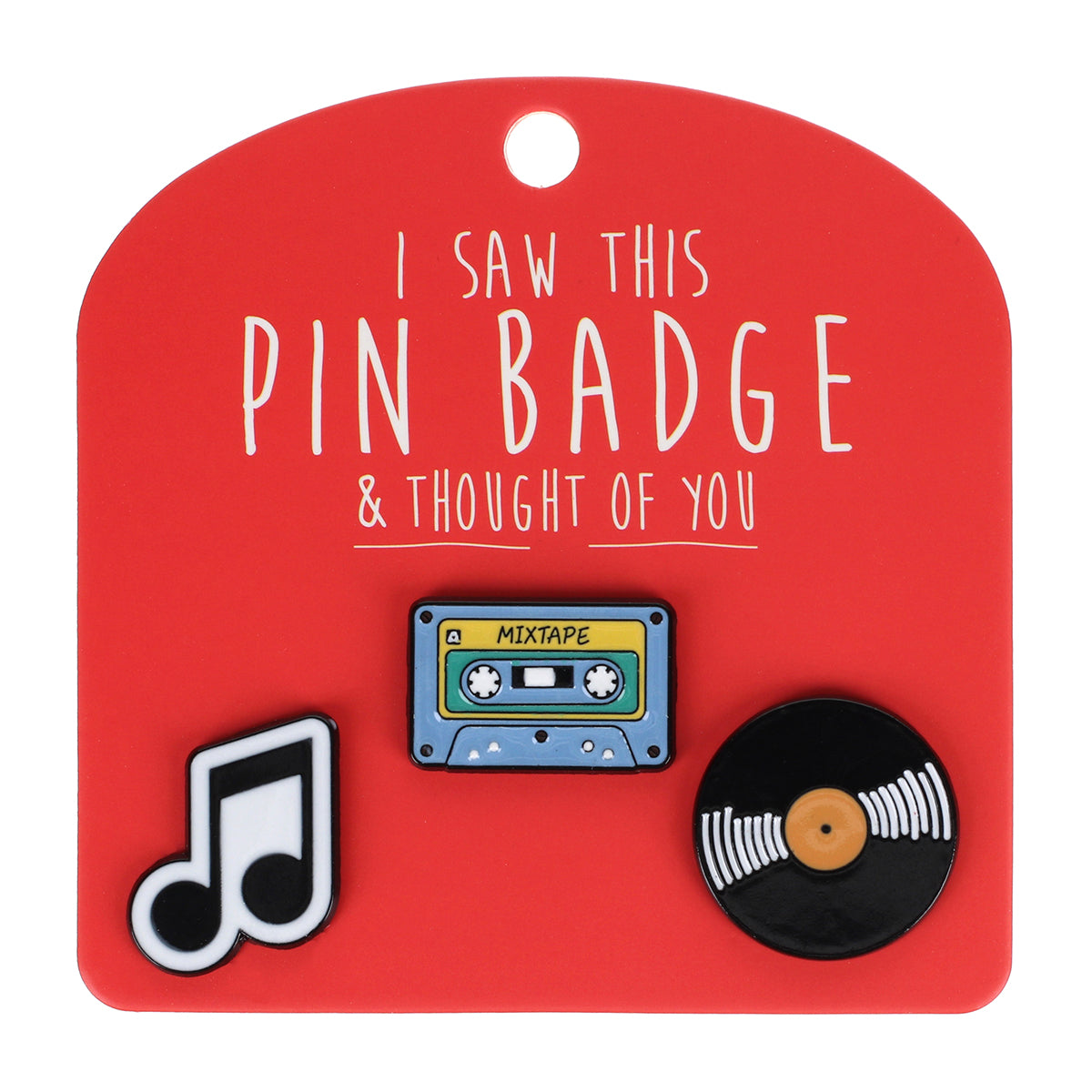 Set Of 3 'Music Note' Pin Badges – Stands Out Ltd