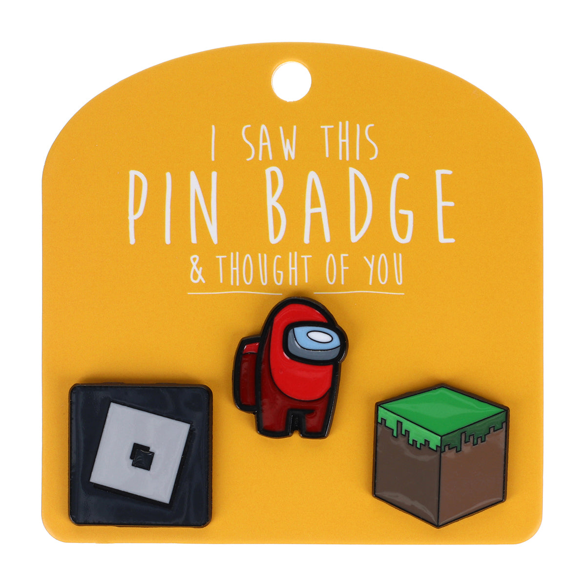 Set Of 3 'Blocks' Pin Badges – Stands Out Ltd